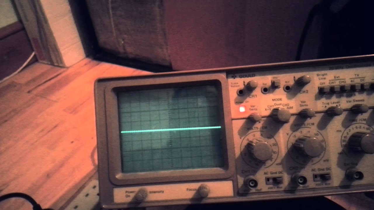 My broken oscilloscope repair - YouTube