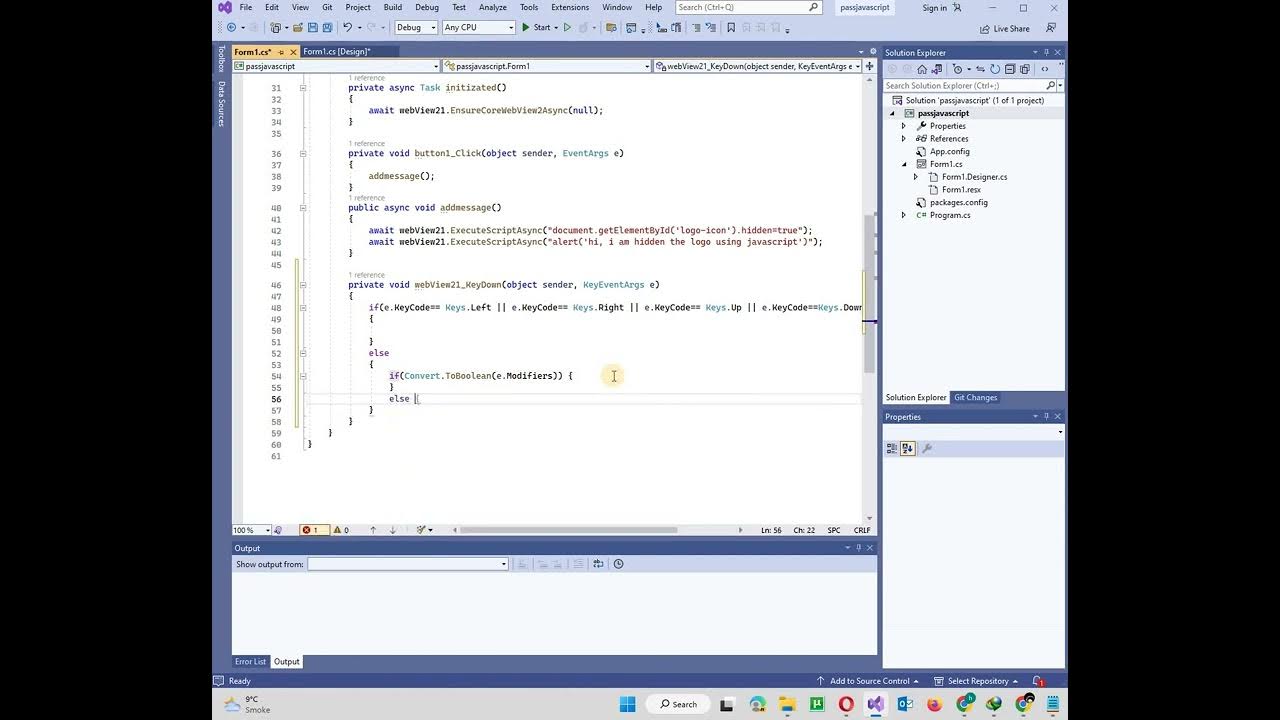 How to disable ctrl, alt, delete button in webview2 C# - YouTube