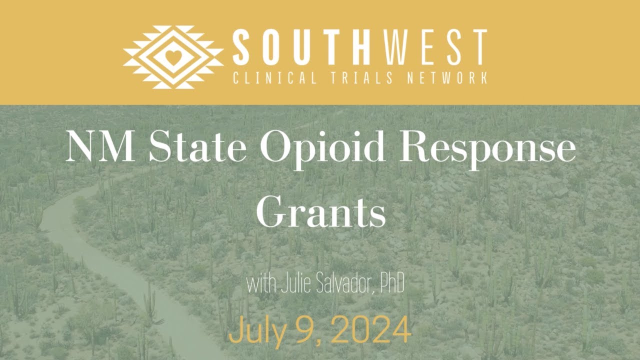 NM State Opioid Response Grants - YouTube
