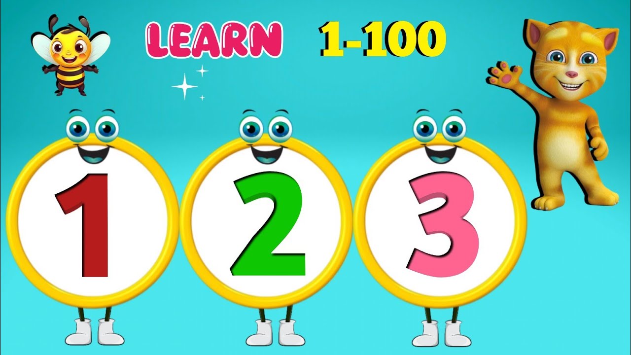 Counting 1 to 100|Numbers 1 -100|123 for Kids|123 Counting|Counting ...