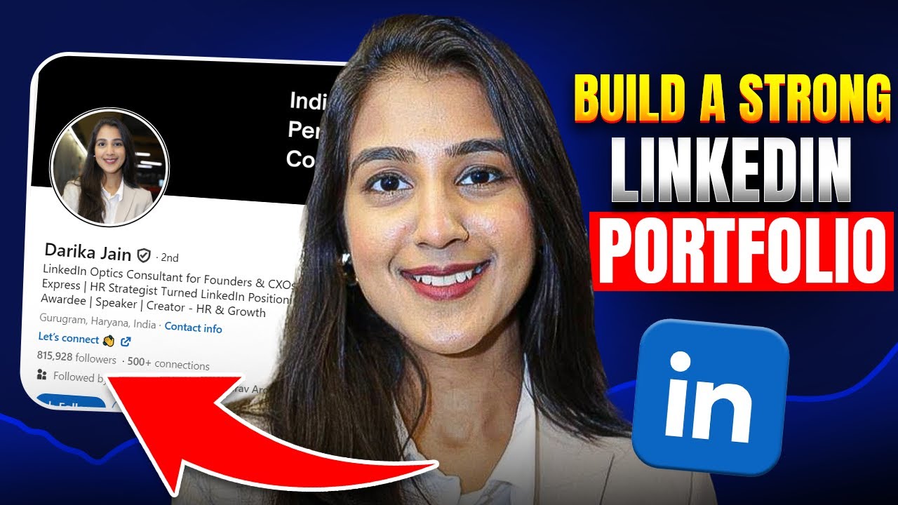 How To Build A Strong LinkedIn Portfolio? | LinkedIn Tips for Students ...