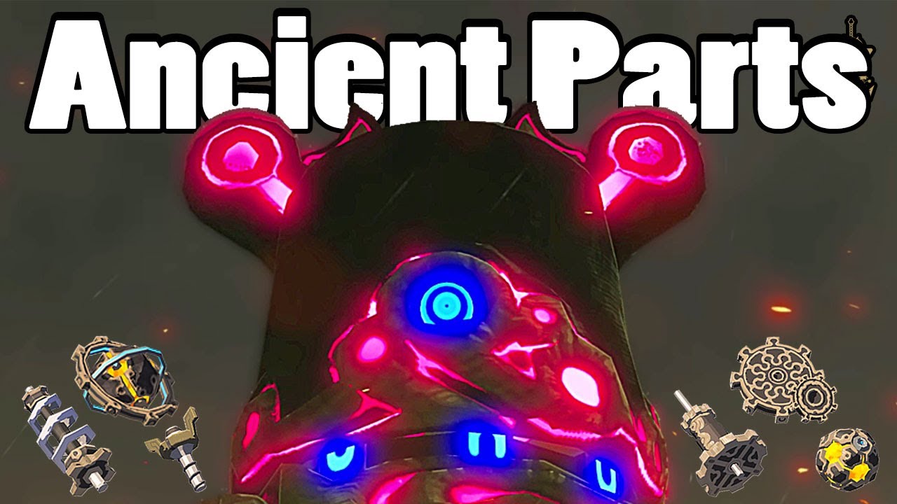 Giant Cores, Shafts, Spring, Gears, Screws, All Ancient Parts in Zelda ...