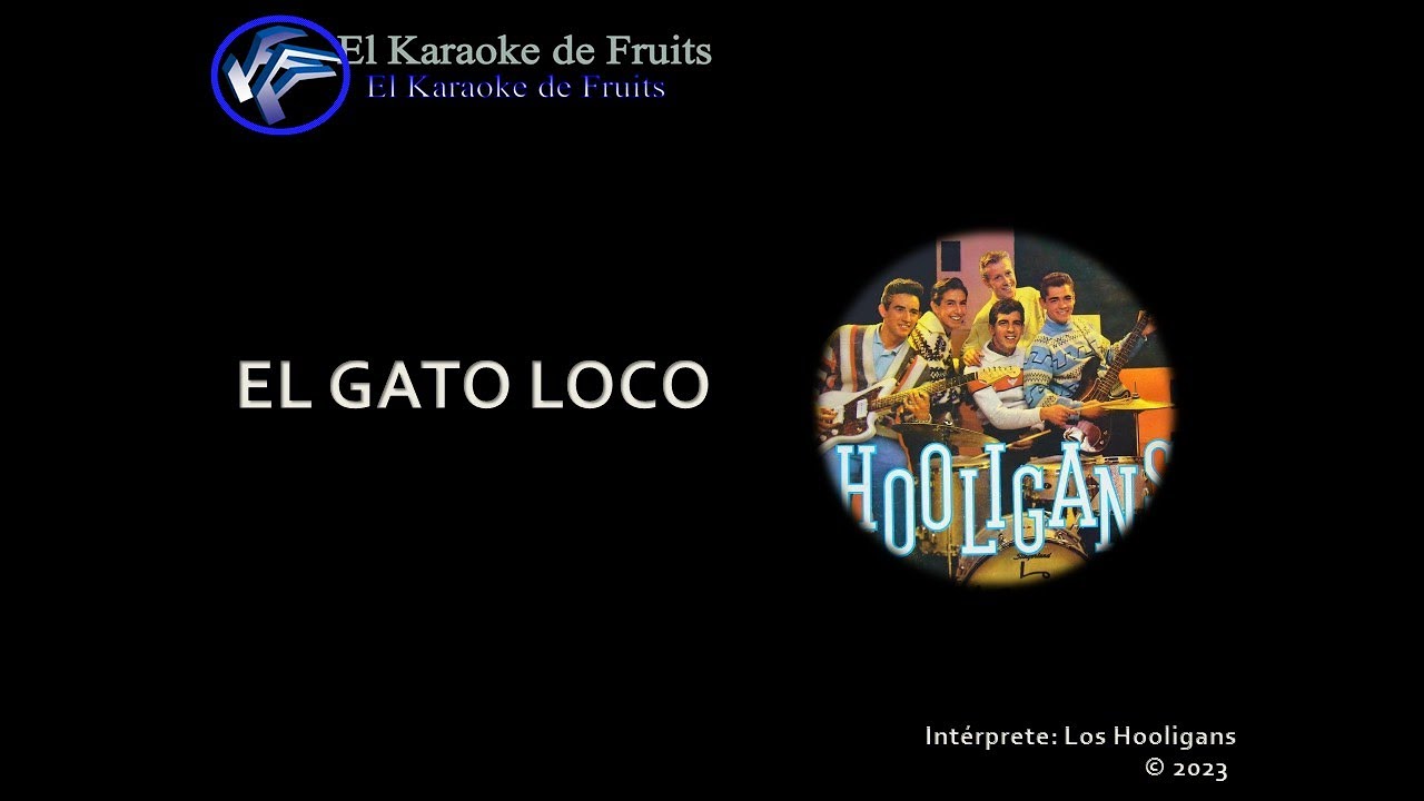 Los Hooligans El Gato Loco karaoke - YouTube