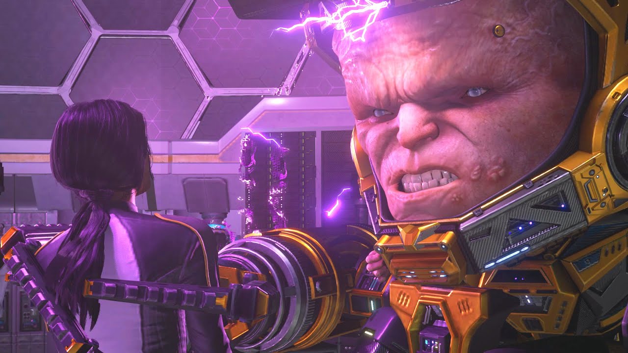 Marvel's Avengers - M.O.D.O.K kills Monica - YouTube