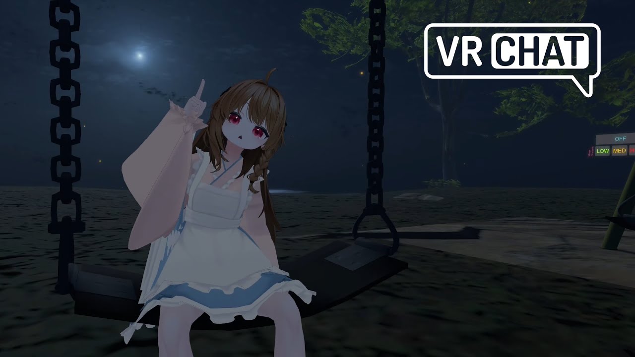 VRChat Shinano しなの (Younger)【寫真攝影】(試拍) Floating Swing-Set - YouTube