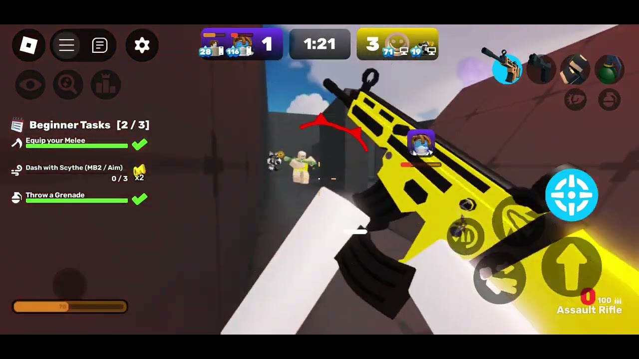dueling in rivals with @MiniBloxia - YouTube