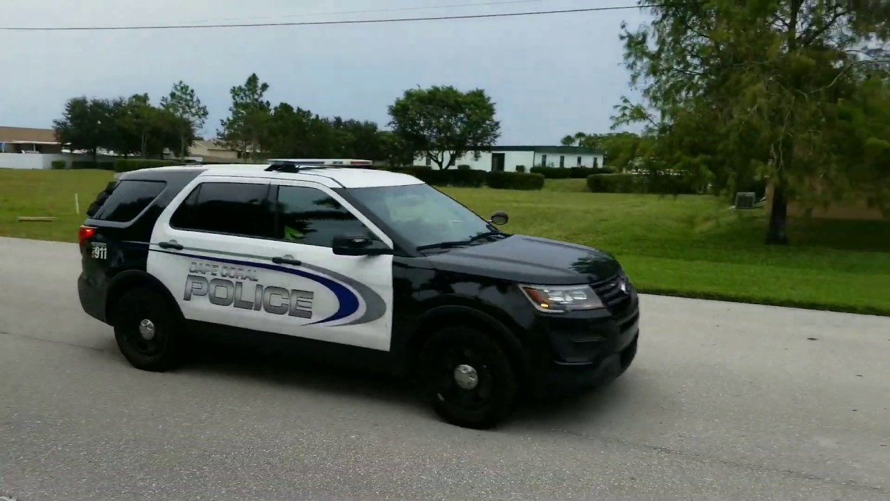 Extended Cape Coral Florida Police Department Footage/ Me Rambling A ...