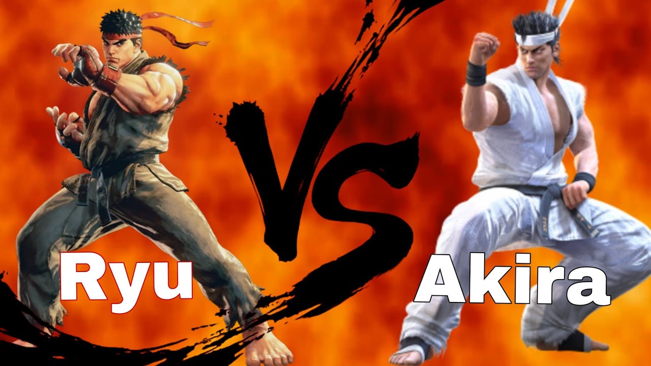 MUGEN- Ryu Vs Akira - YouTube