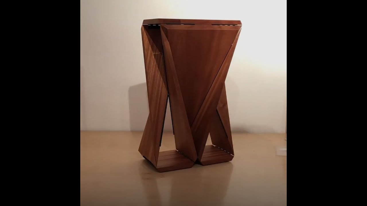 Origami furniture folds in mind-blowing ways - YouTube