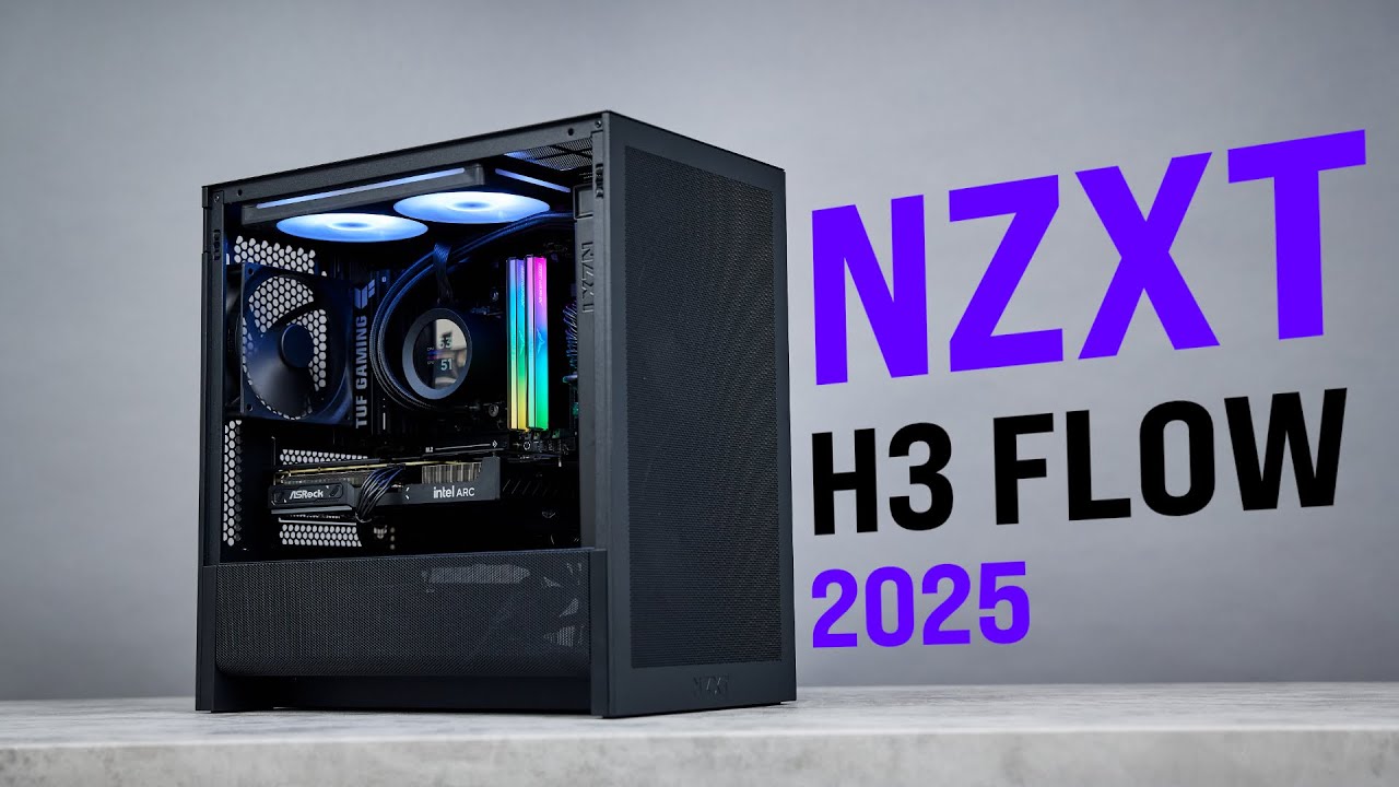 NZXT H3 Flow 2025 Review – Better Than the H5 Flow? - YouTube