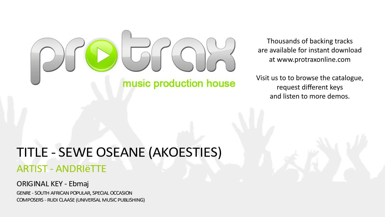 SEWE OSEANE (AKOESTIES) - ANDRIETTE - BACKTRACK DEMO - YouTube