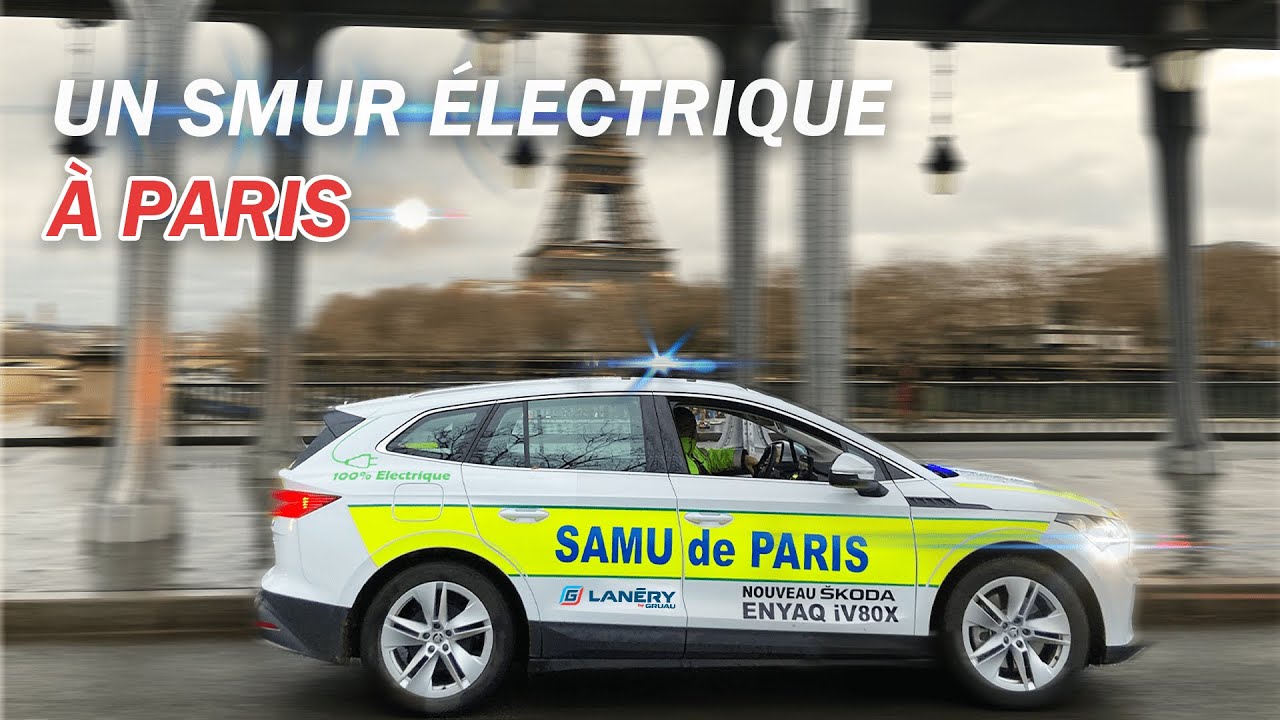 Un véhicule SMUR (VLM) électrique en balade à Paris - Lanéry by Gruau ...