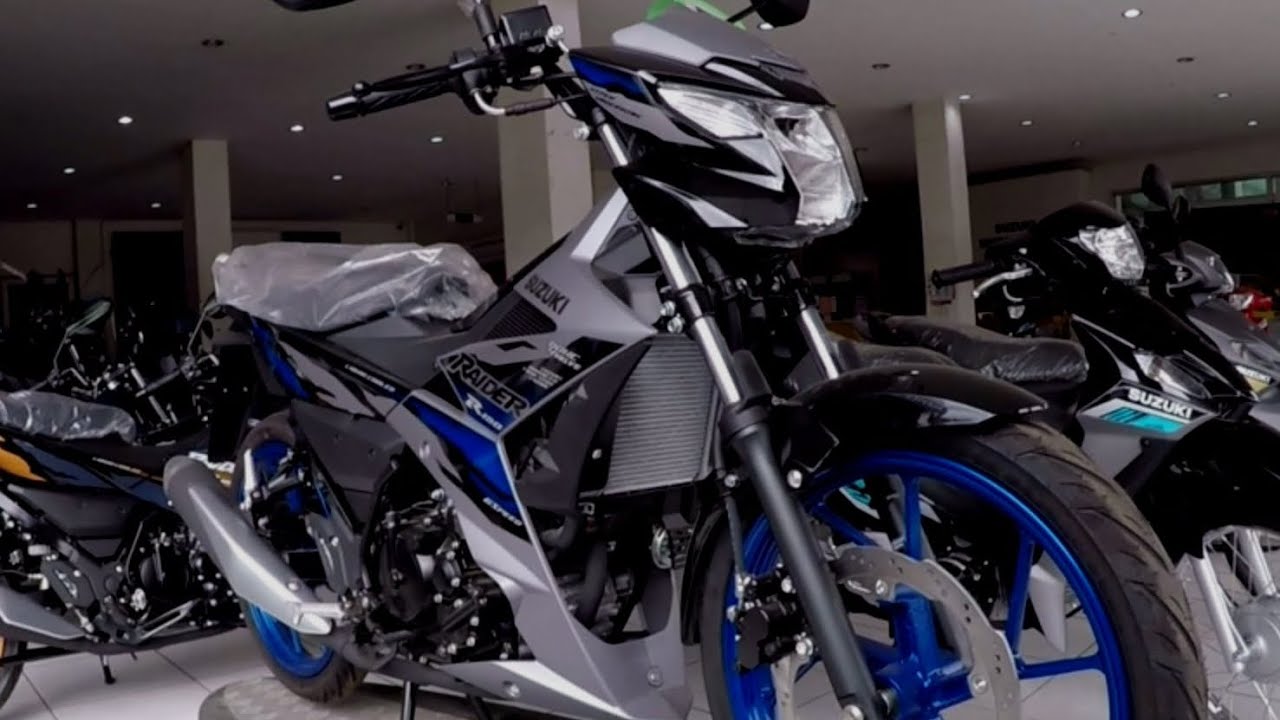 2024 Suzuki RAIDER R150 F.I Metallic Matte Fibroin Gray - YouTube