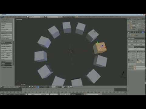 Sean's Blender Tutorial : Rotate Duplicate Around Object Using the Array Modifier - YouTube