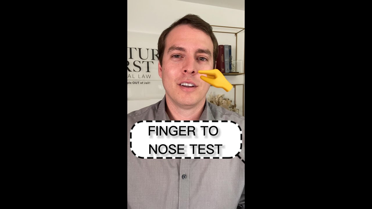 Finger To Nose Test - YouTube