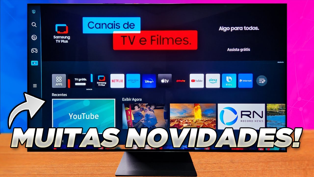 TV SAMSUNG - MOSTRANDO o NOVO SMART HUB em 2023 - YouTube