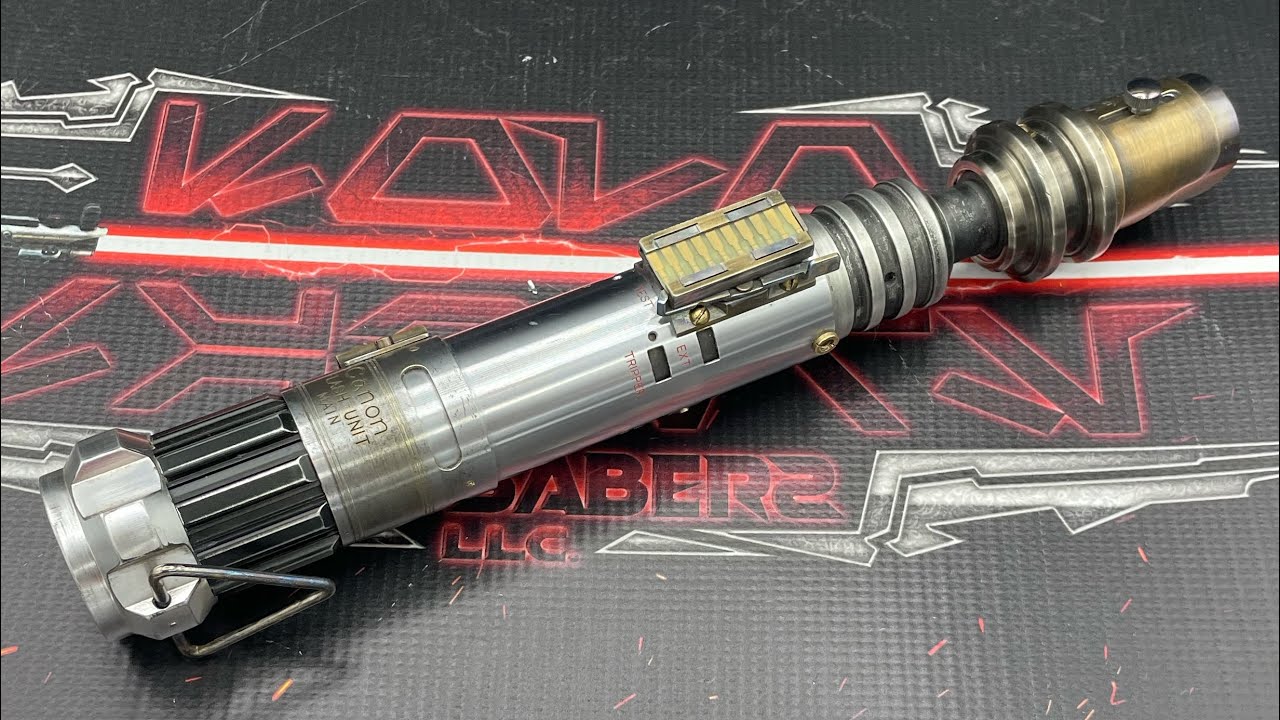 Jeff's Custom "Absolution" Saber by Space Junk Sabers - YouTube