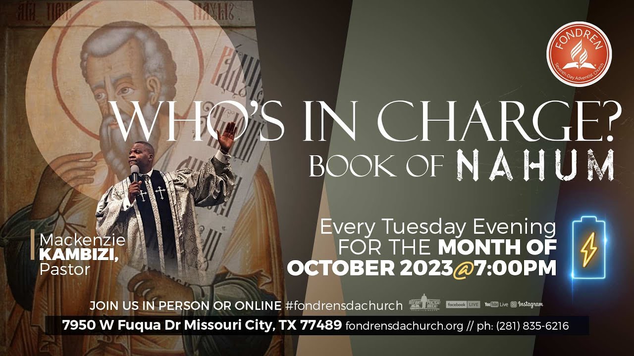 Recharge Worship Service 10/17/23 "The State of the City" Pastor ...