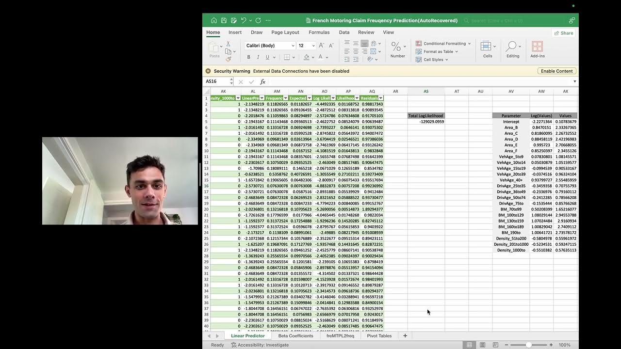 II Poisson GLM- Finding the GLM from the Data - YouTube