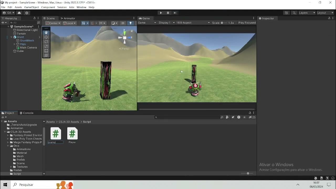 Desenvolvimento de games - Criando um jogo RPG - Ataque do Player! # ...