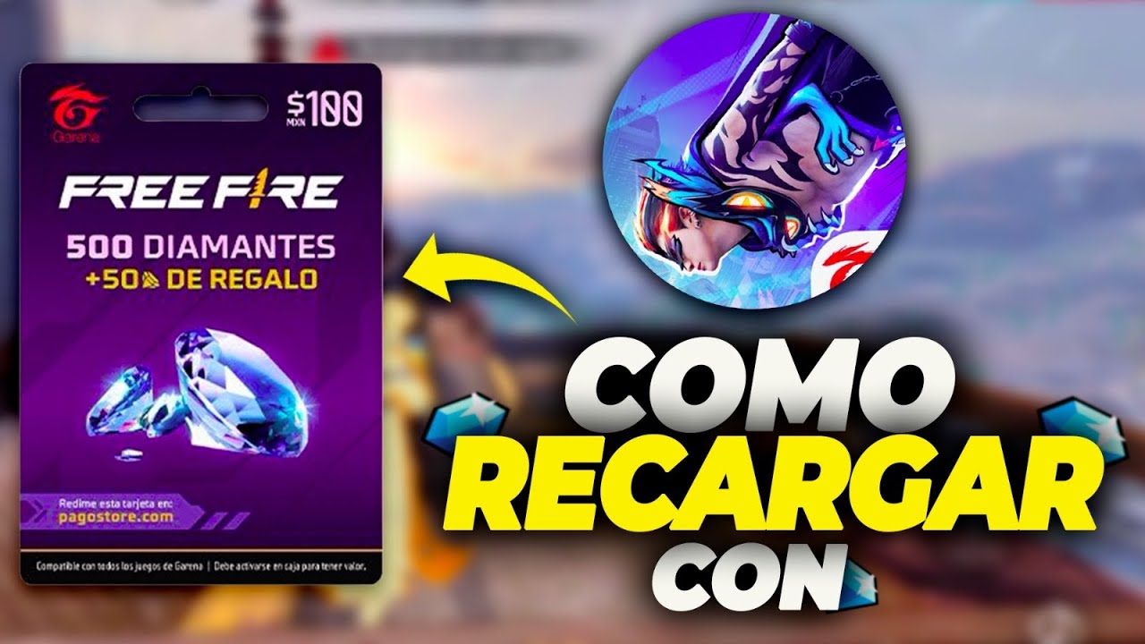 COMO RECARGAR DIAMANTES CON TARJETAS DE REGALO DE FREE FIRE | RAPIDO Y ...