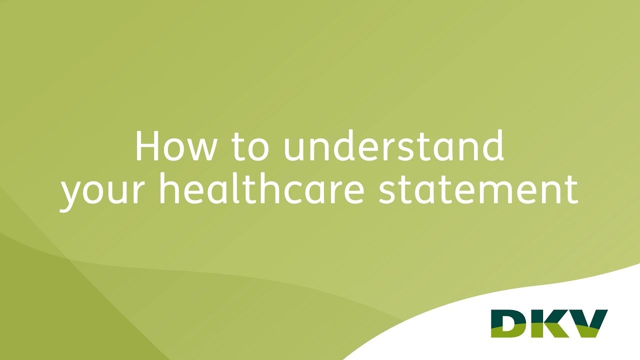 How to understand your healthcare statement? - YouTube