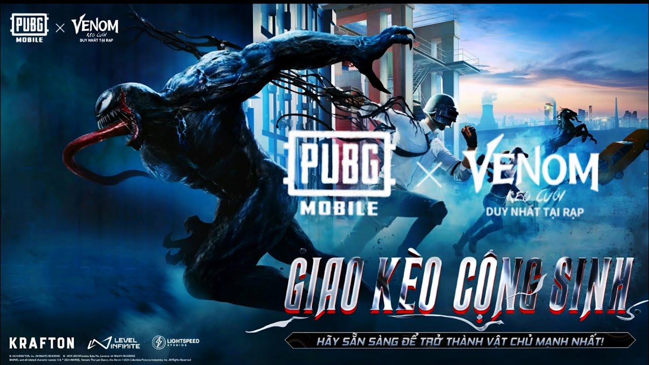 PUBG MOBILE x VENOM | COLLABORATION | ANIMATION - YouTube