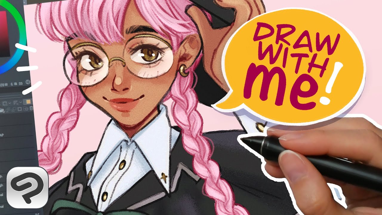 Draw With Me # 09 | Let's Kickstart 2023 with Character Art - YouTube