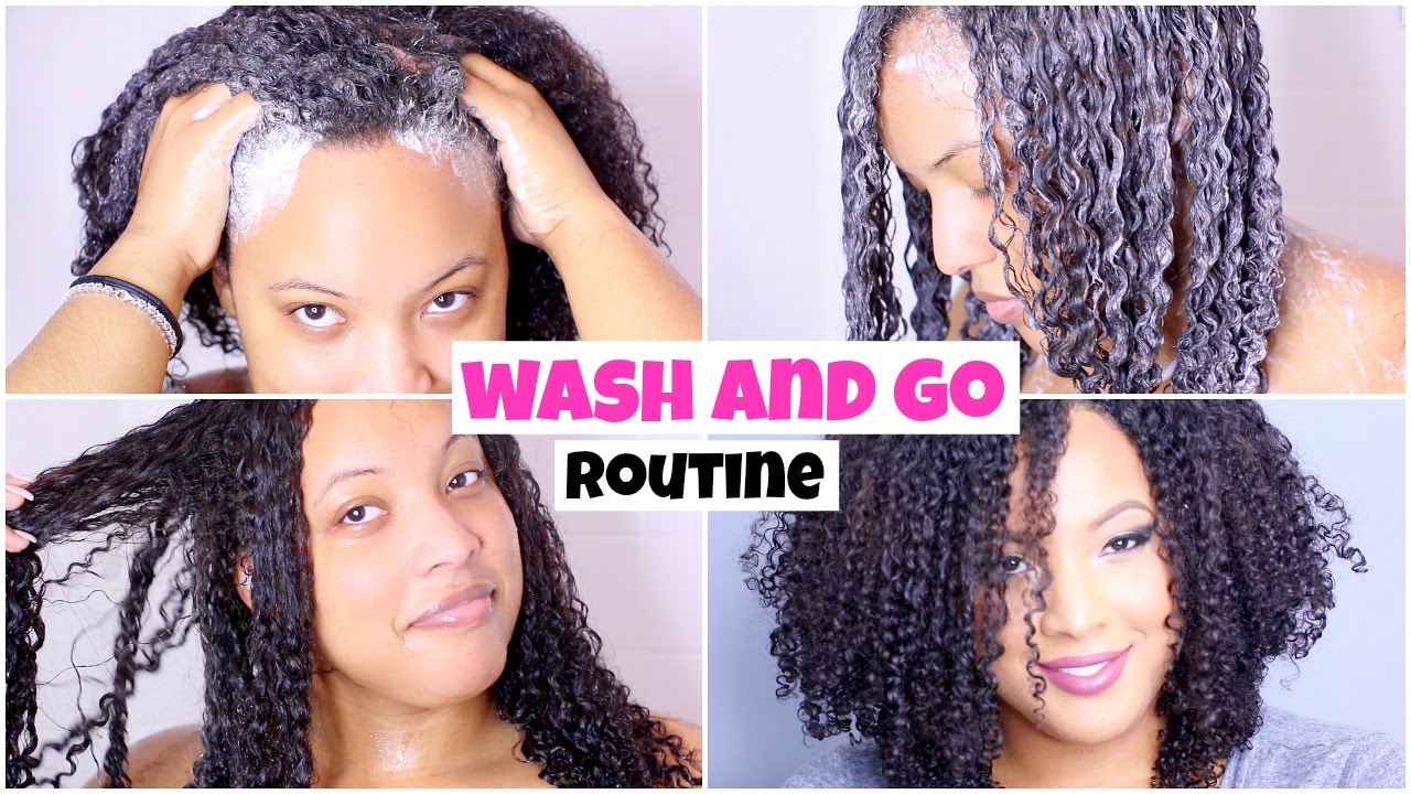 MY WASH AND GO ROUTINE || From Start to Finish! - YouTube