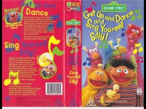 Sesame Street Home Video Get Up & Dance & Sing Yourself Silly Australian VHS