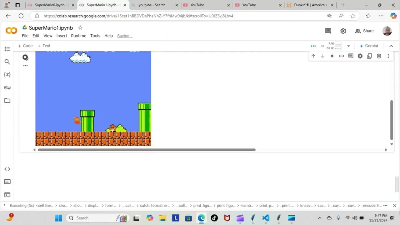 Python Papi / Super MARIO Bros project - Day 2 - YouTube