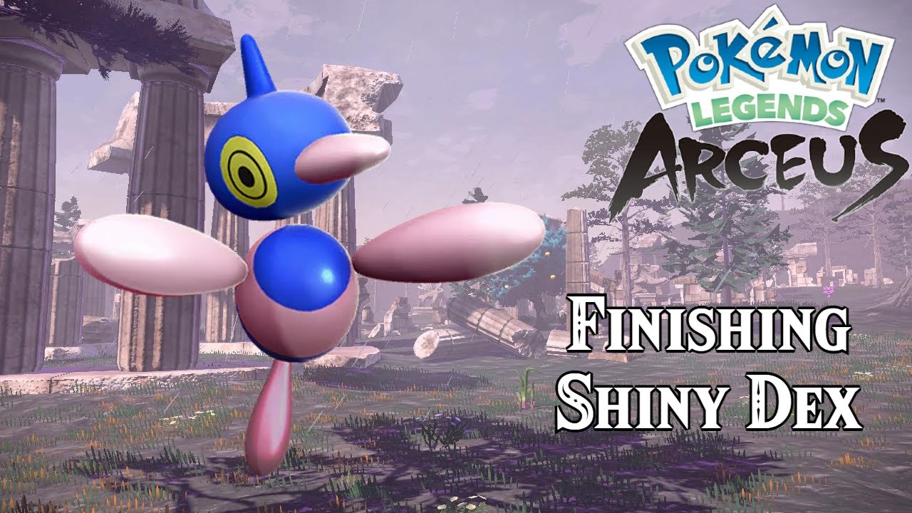 Finishing my Shiny Dex in Pokemon Legends Arceus! - YouTube