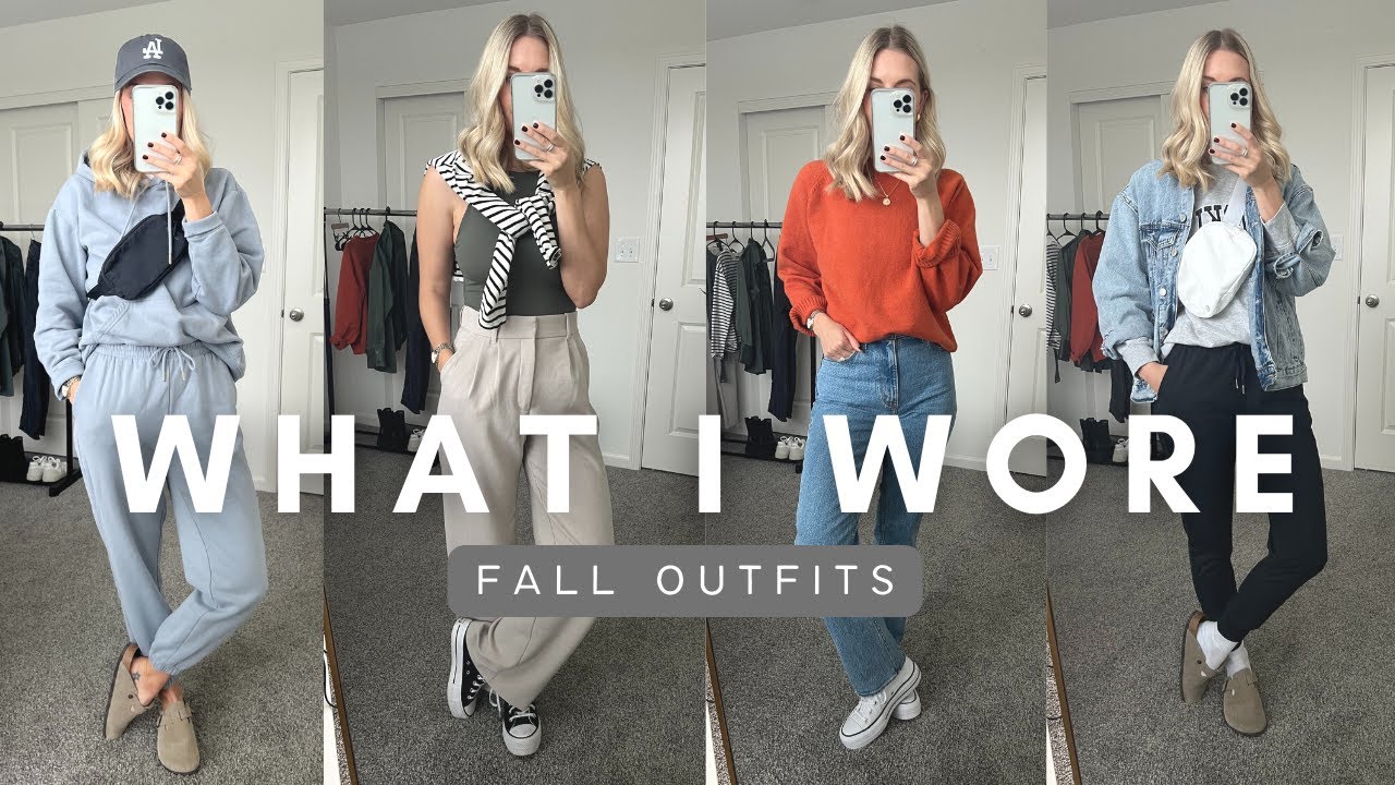 Fall Outfits I Wore Recently | School Drop-Off | Date Night - YouTube