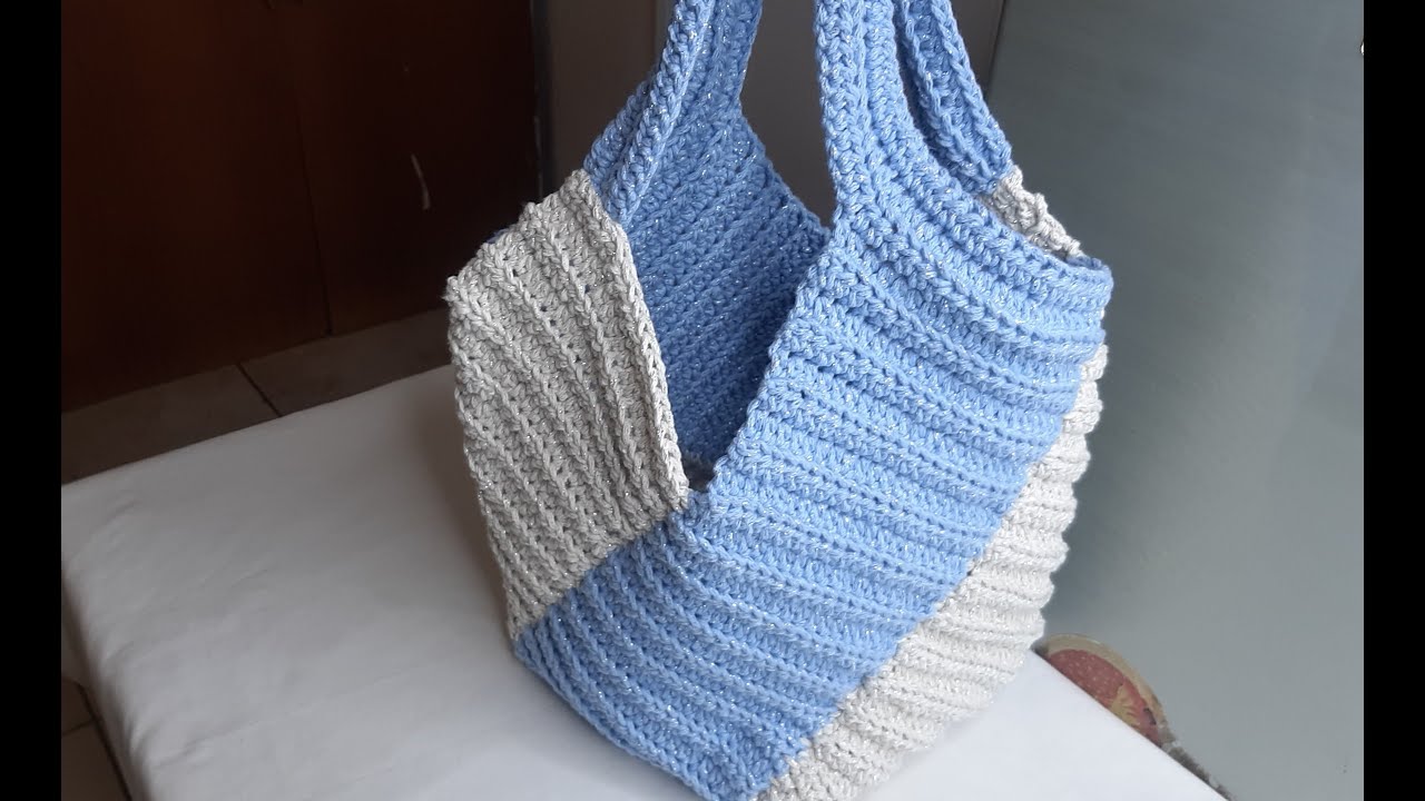 How To Crochet A Windmill Handbag Easily | Super easy for beginners ...