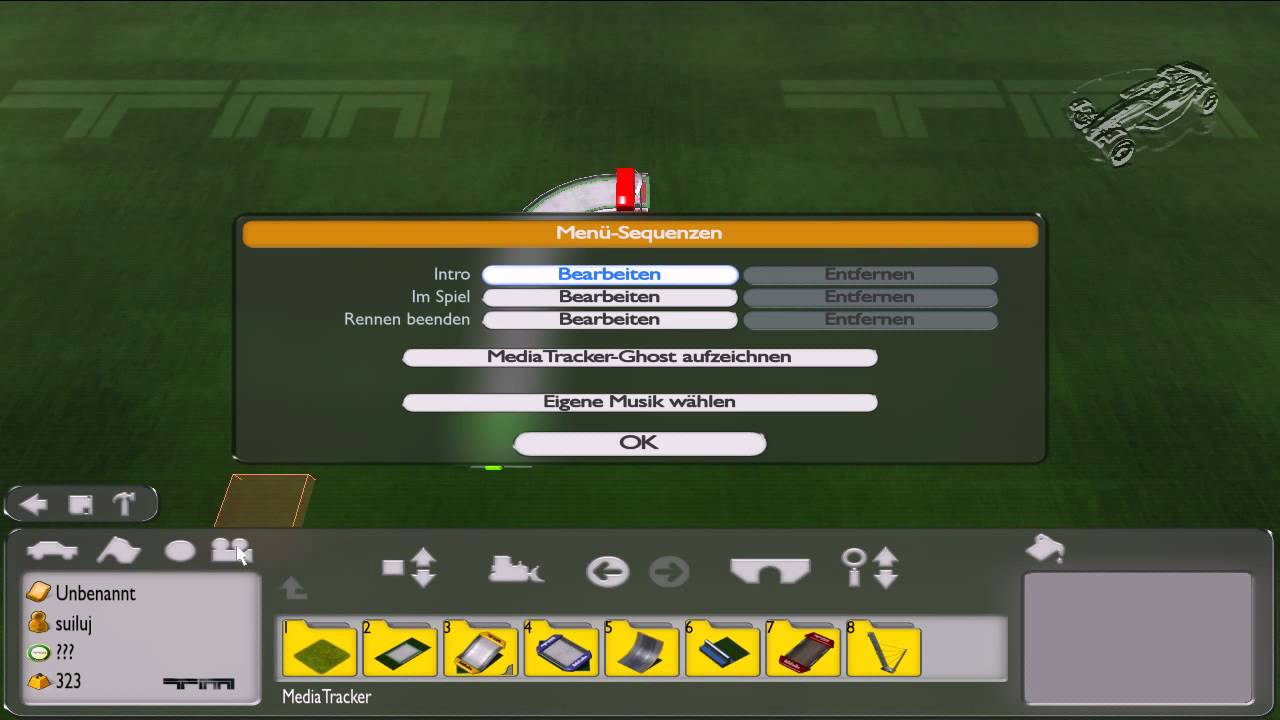 Trackmania 3. Tutorial: Text im Mediatracker (deutsch) - YouTube