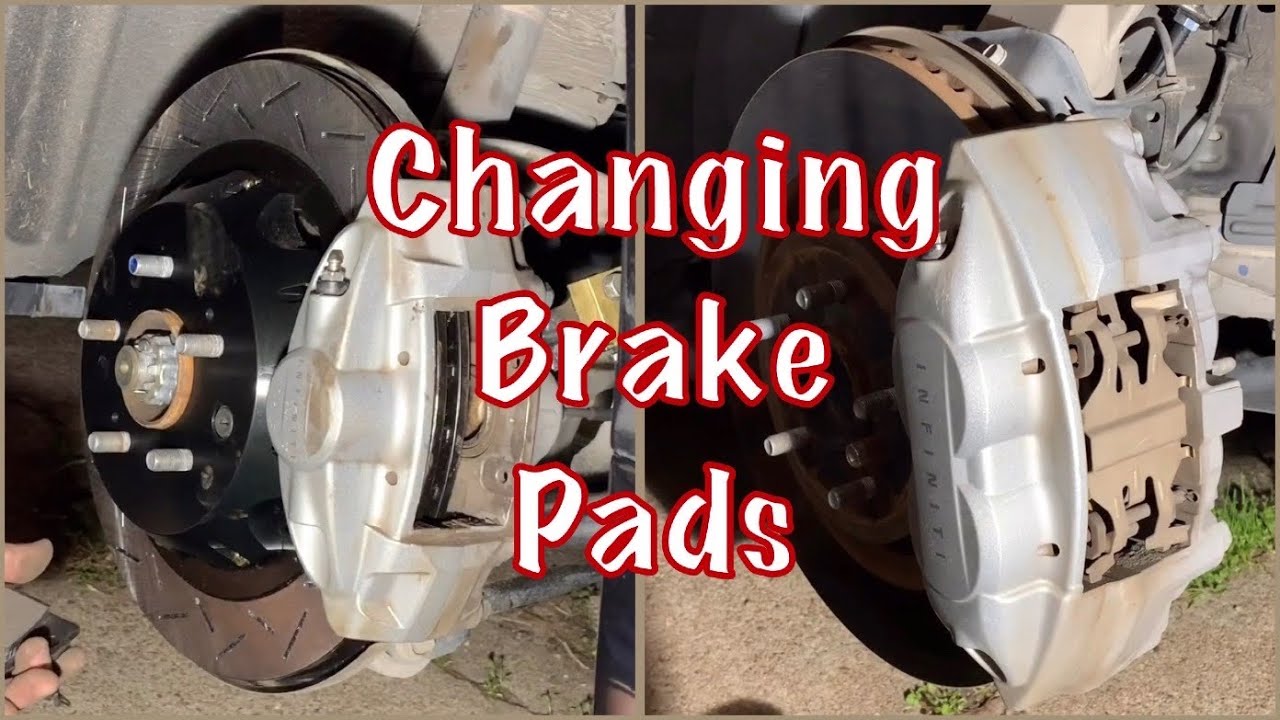 Brake Pad Change on G37- Braking Series Part 2 - YouTube