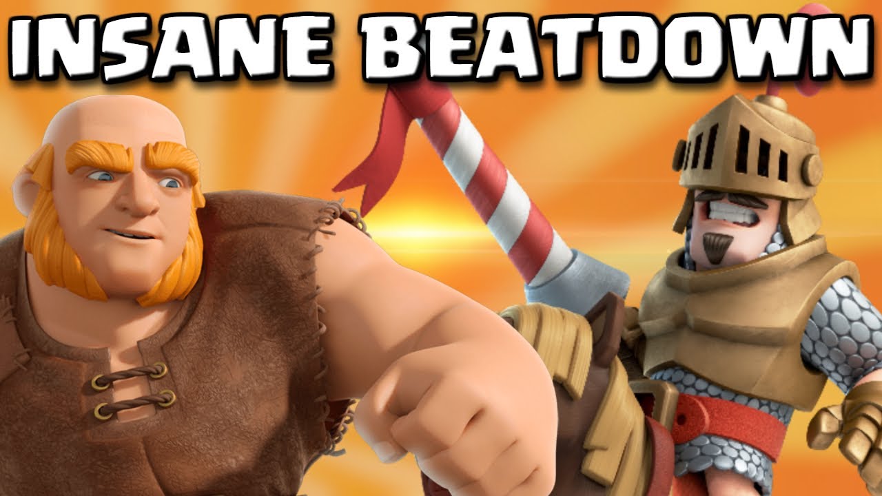 INSANE GIANT BEATDOWN!! | GIANT PRINCE DECK | Clash Royale Challenger 2 ...