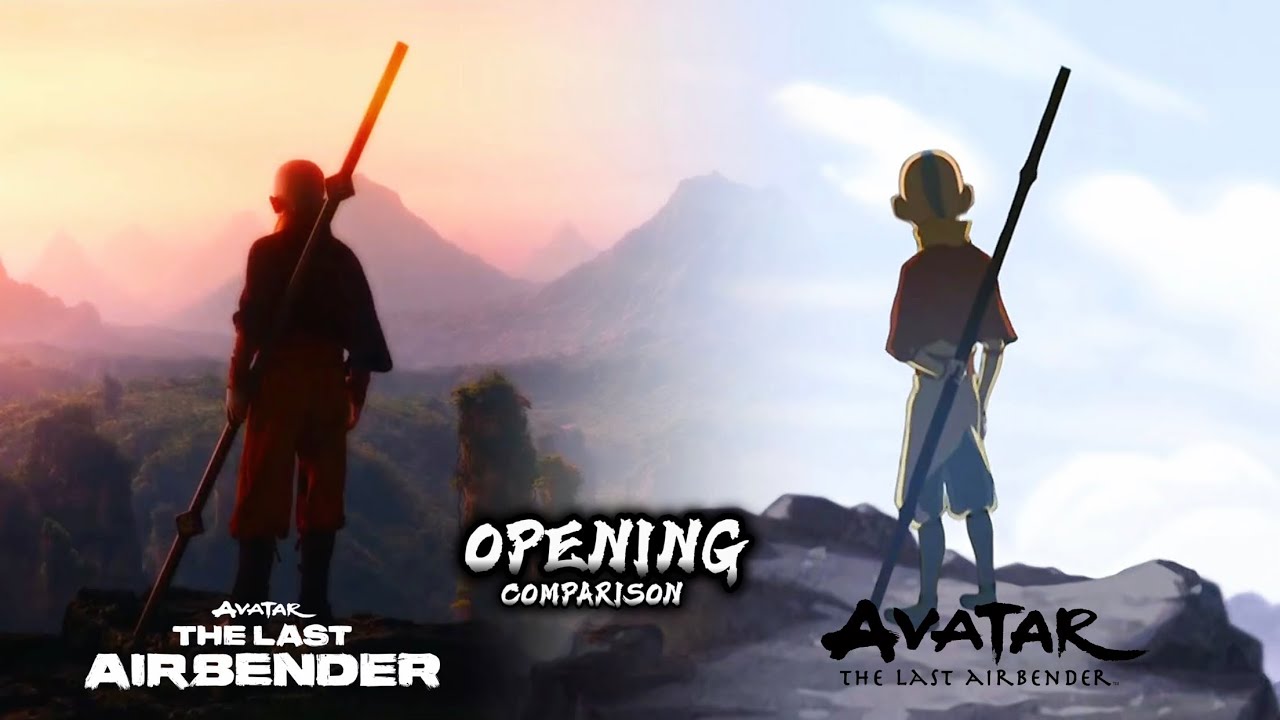Avatar The Last Airbender Vs Netflix Show Opening Comparison - YouTube