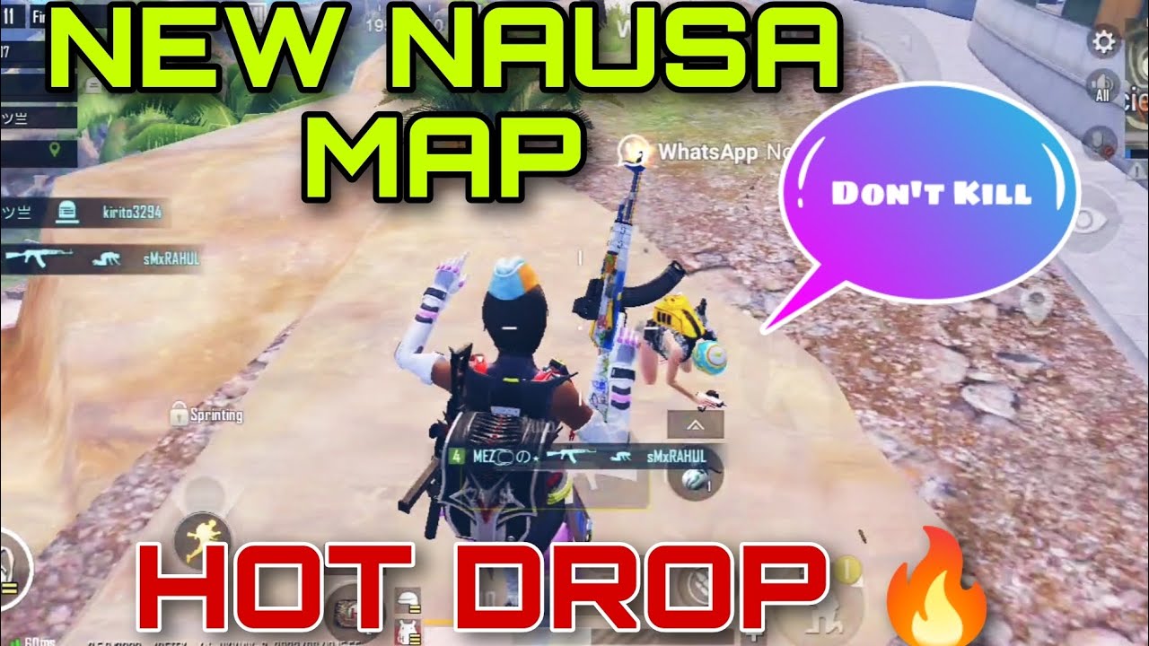 Nusa Map Gameplay | Nusa Map Bgmi 😱 - YouTube