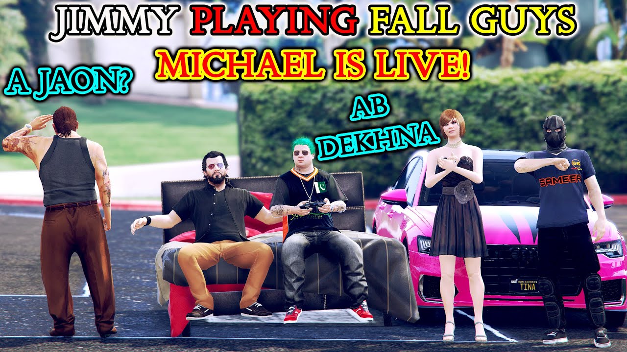 MICHAEL AND JIMMY - STREAMING FALL GUYS | JIMMY'S GAMING ROOM || JIMMY ...