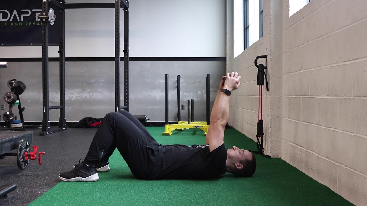 Hooklying Dumbell Pullover - YouTube