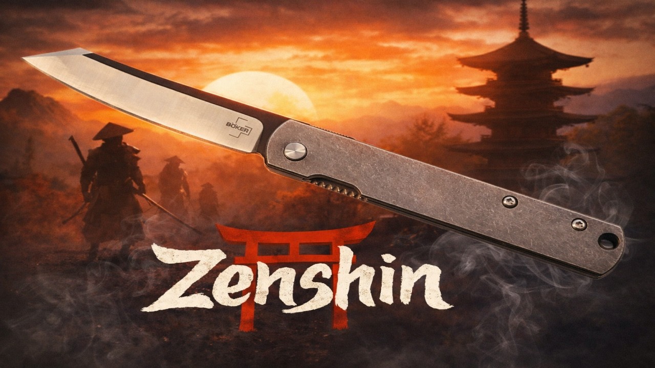 The ORIGINAL Front Flipper Style? Böker Plus Zenshin Breakdown - YouTube