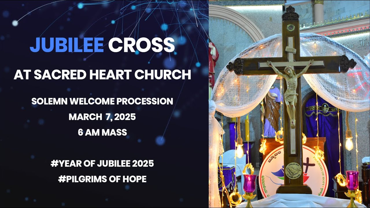 Jubilee Cross | Solemn Welcome Procession | Veneration of the Cross ...