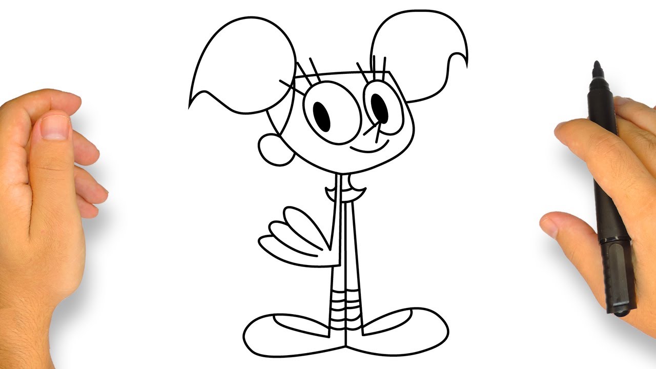 COMO DESENHAR A DIDI | O Laboratório de Dexter | Passo a Passo Simples ...