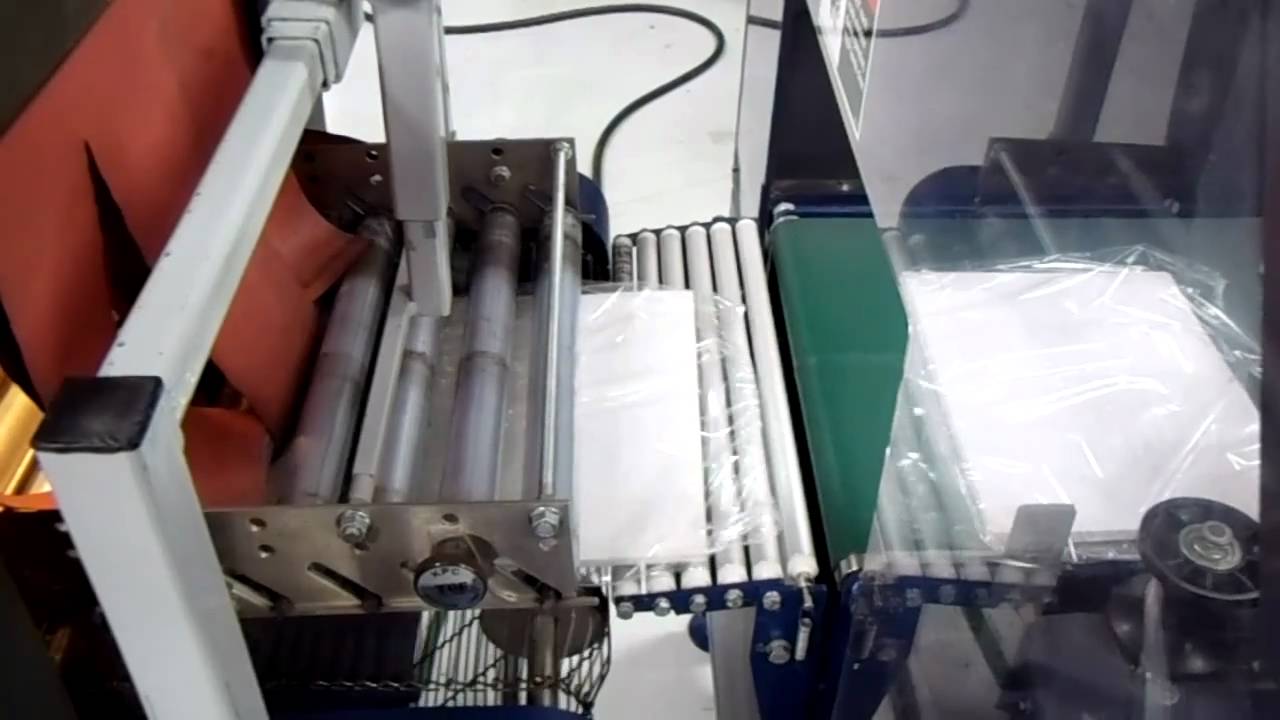 Lantech Shrink Wrapper SW-1000 - YouTube