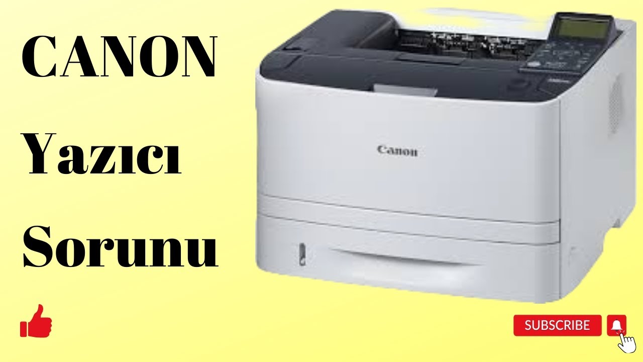 Canon LBP6680/6310/6650 Bozuk Çıktı Veriyor. (Yazıcı Fırın Değişimi ...