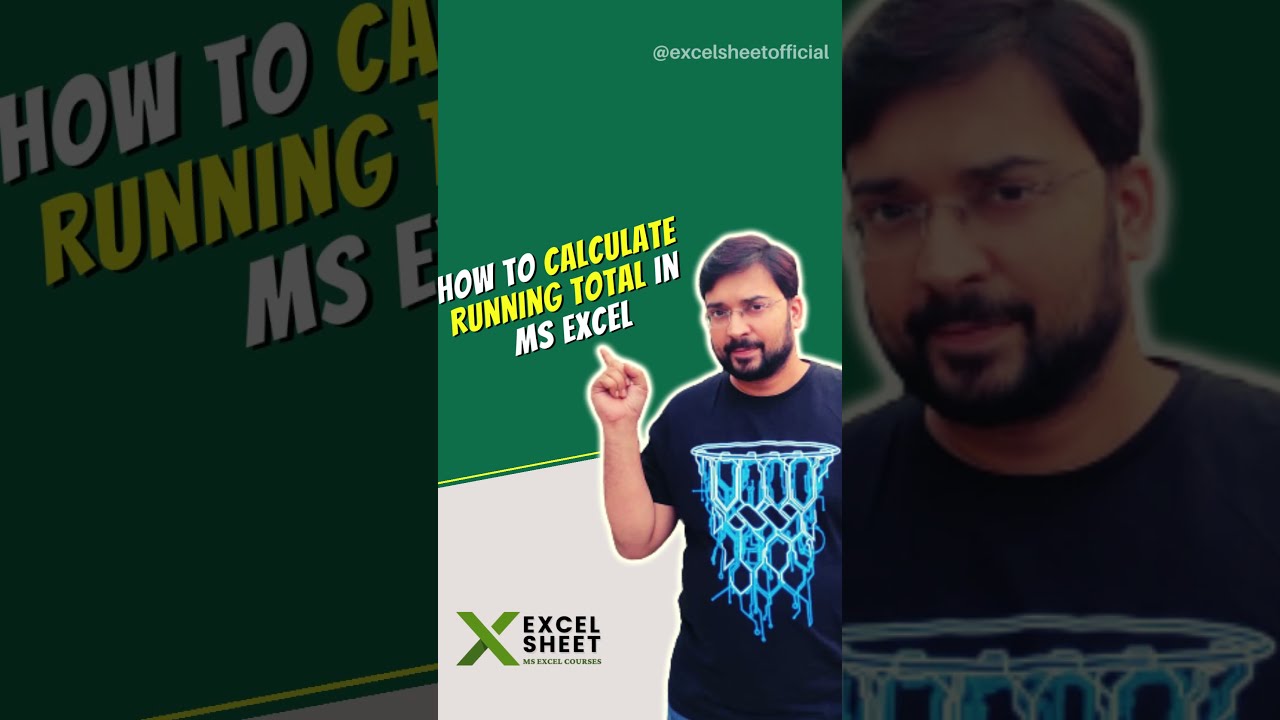 How To Calculate Running Total In Ms Excel Excel Tips Tricks How To Calculate Running Total In Ms Excel Excel Tips Tricks