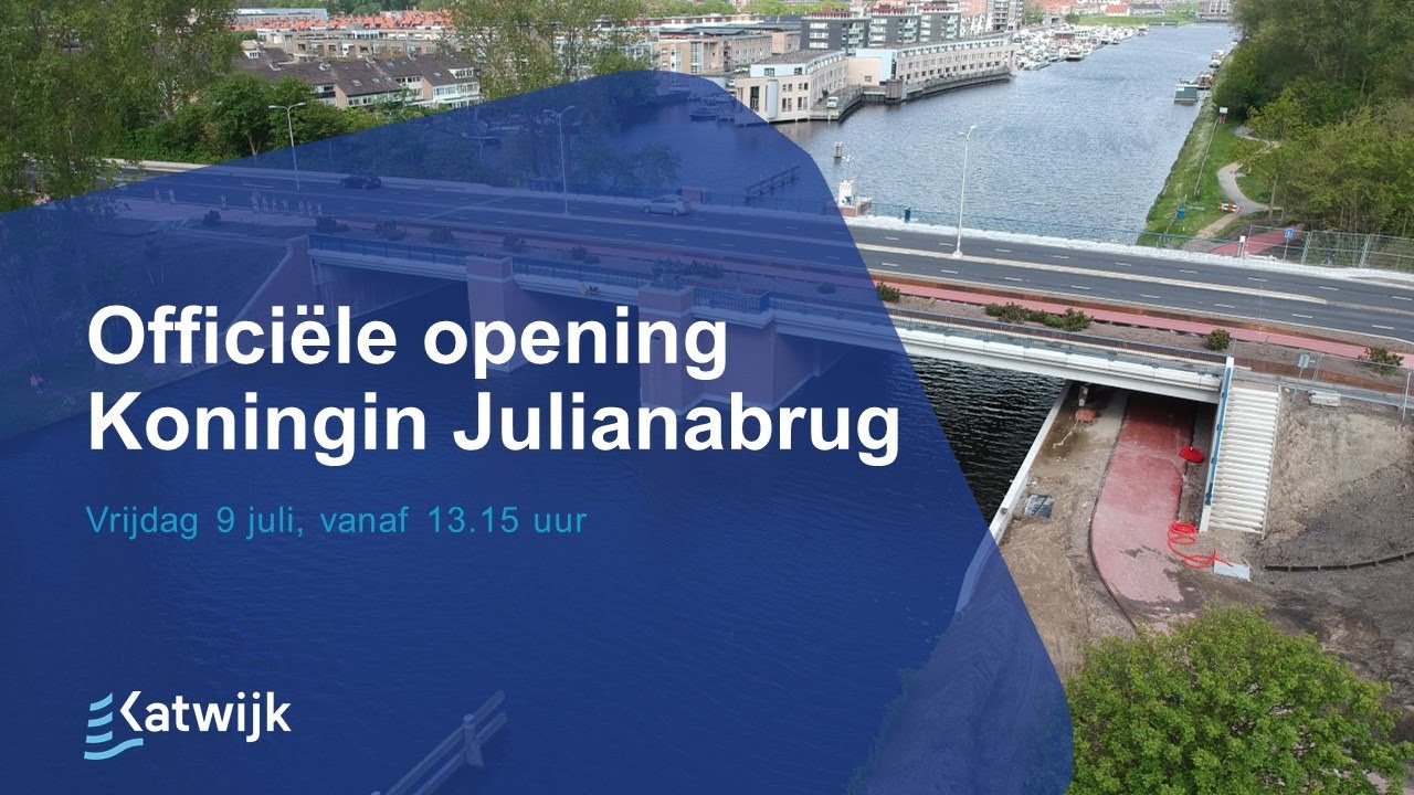 Officiële opening Koningin Julianabrug - YouTube