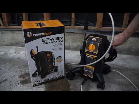 PowerPlay Spyder 2030psi Pressure Washer - Demo and Review