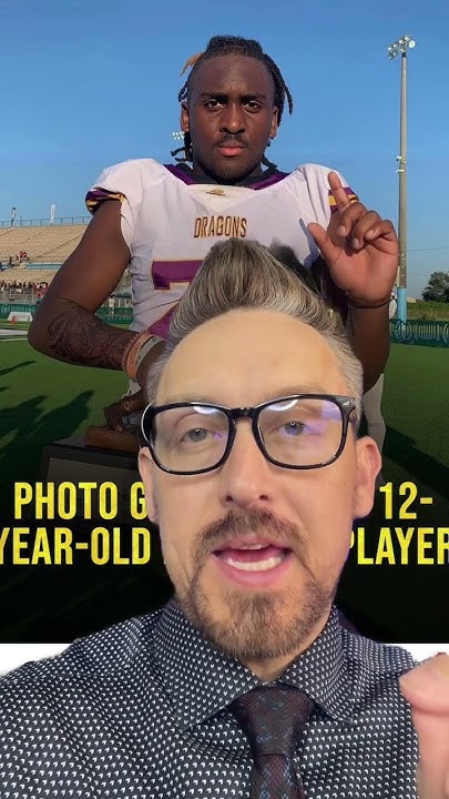 12 Year old Football Player with Moustache - YouTube